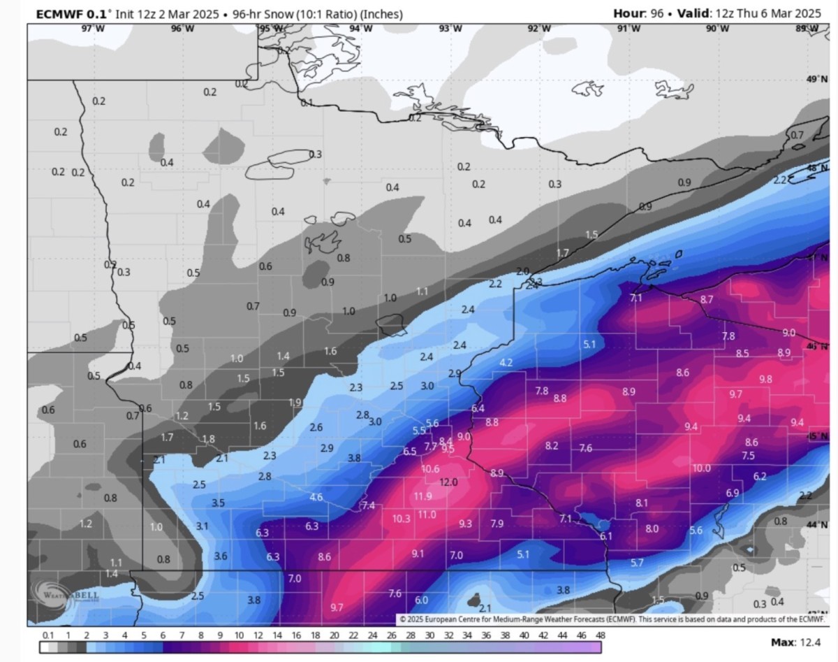 Plowable snow looks likely in Minnesota as 'abnormally strong' cyclone ...