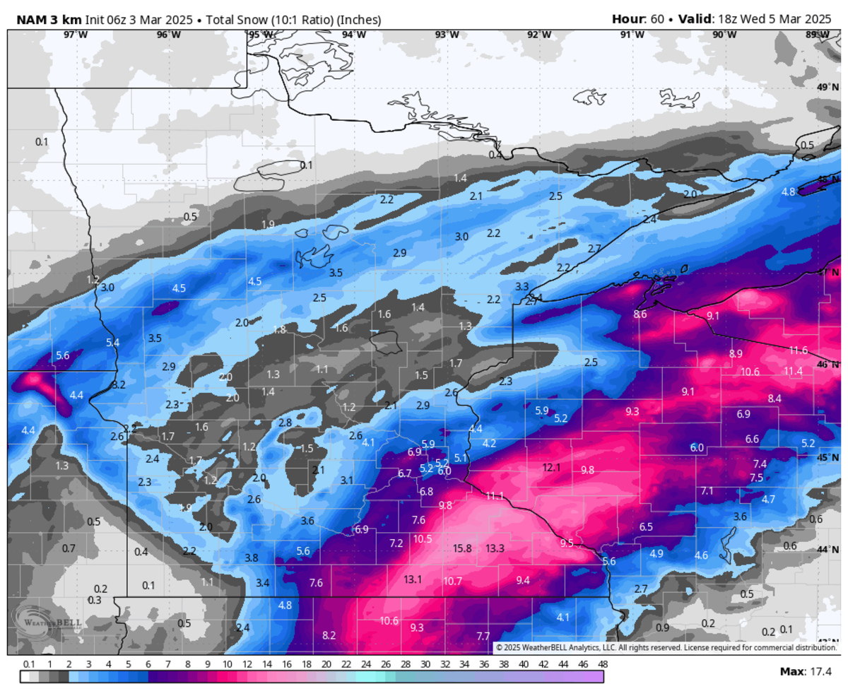 Winter storm watch in Minnesota, blizzard conditions possible as heavy ...