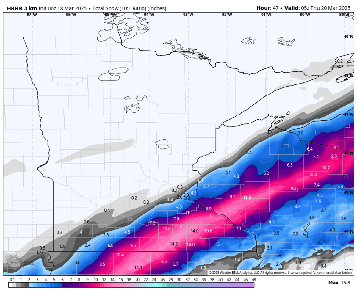 Blizzard warning in Minnesota: Up to a foot of snow, whiteout conditions - Bring Me The News