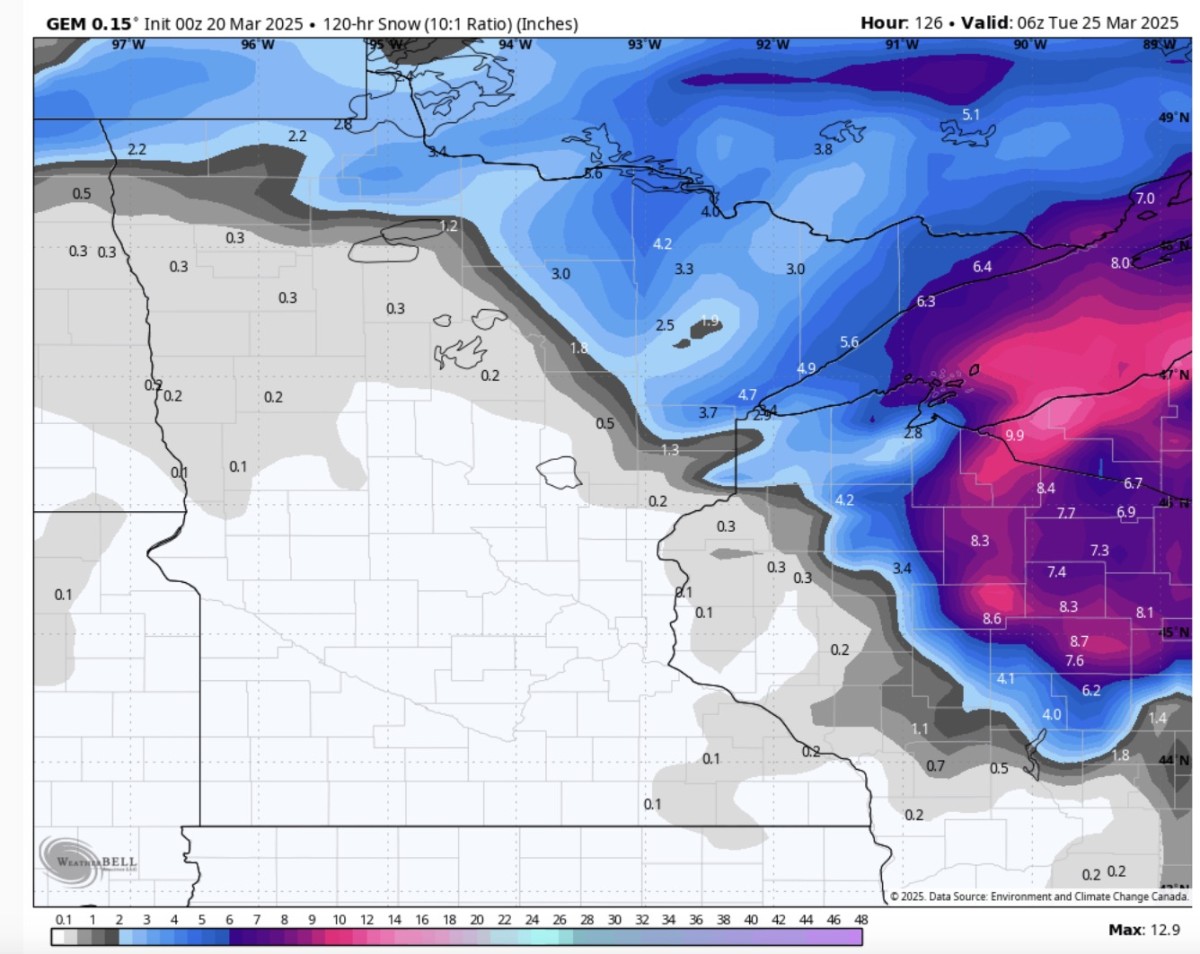Potential for 'significant' snow in Minnesota this weekend - Bring Me ...