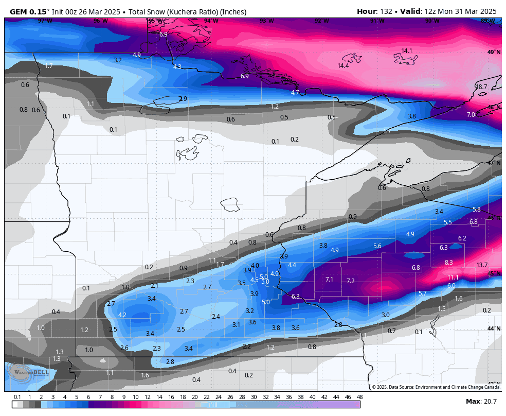 Will weekend storm be boom or bust? Latest models put Twin Cities in ...