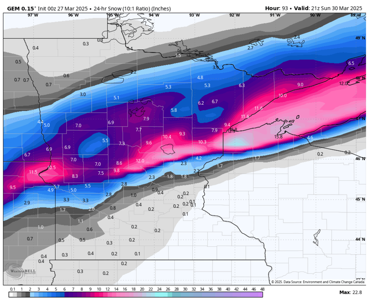 Minnesota forecast: Crazy temperature spread, severe storms, rain ...