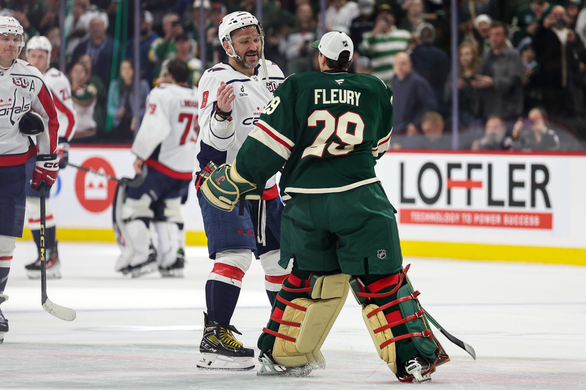 Alex Ovechkin offers classy gesture to Wild's Marc-Andre Fleury - Bring ...