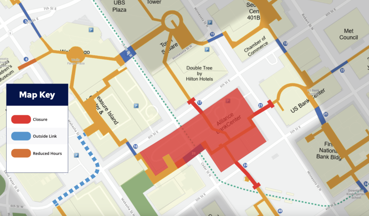 St. Paul closes skyway access in Alliance Bank Center after tenant ...