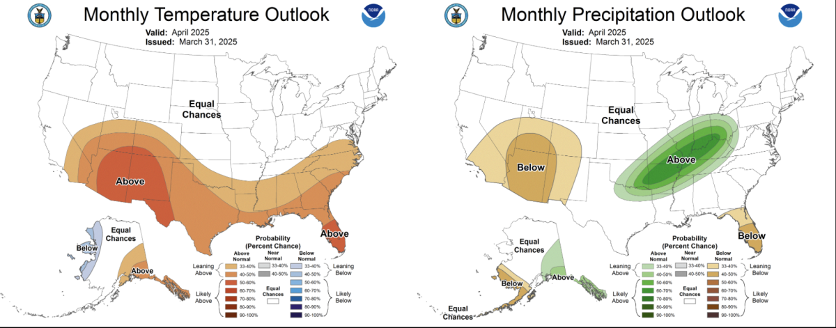 After an active March, what weather can Minnesota expect in April ...