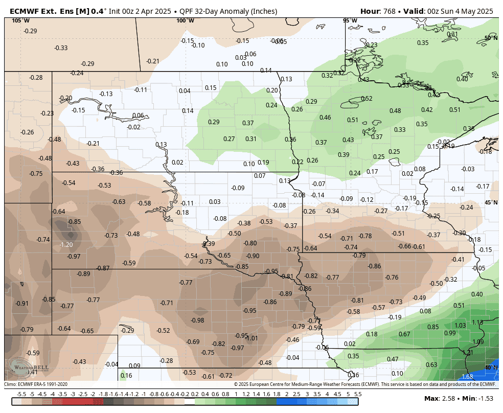 After an active March, what weather can Minnesota expect in April ...