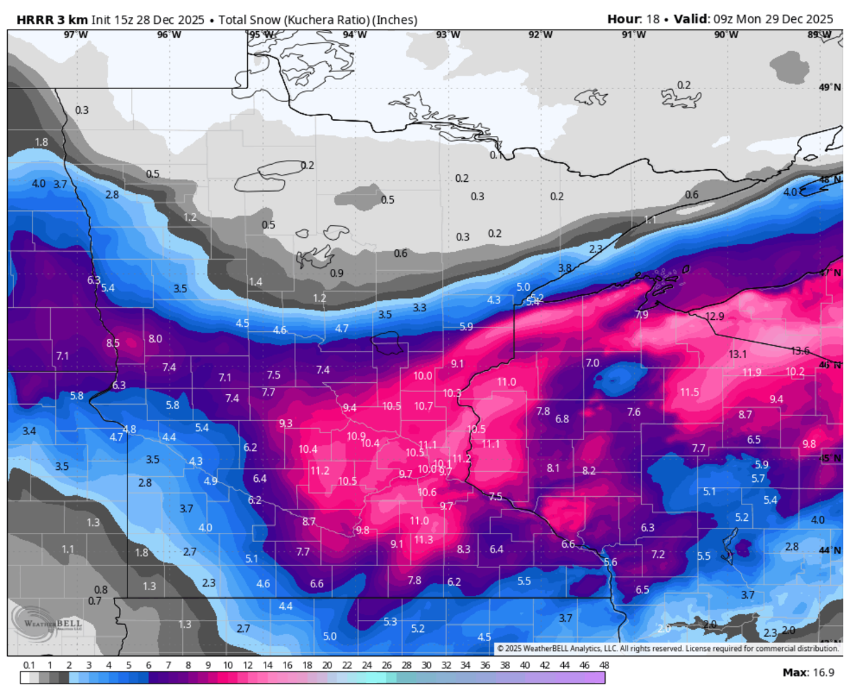 No-travel advisory issued for most of southern Minnesota as blizzard ...