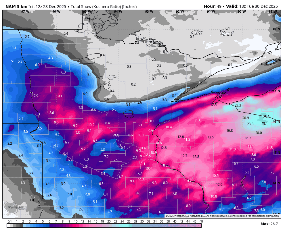 Recapping dozens of updates during Sunday blizzard in Minnesota - Bring ...