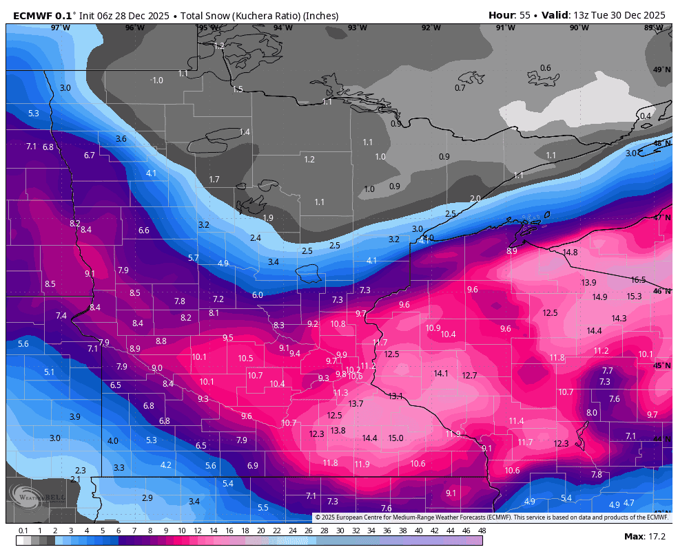 Recapping dozens of updates during Sunday blizzard in Minnesota - Bring ...