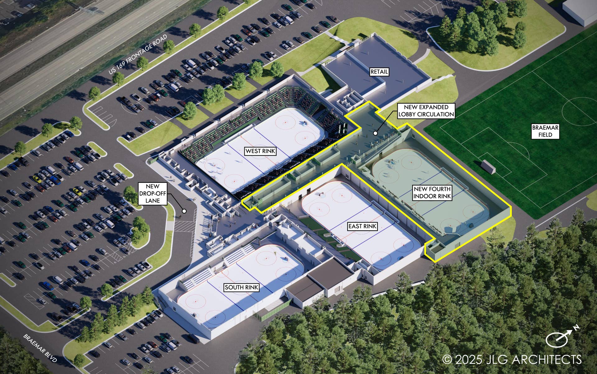 Edina moves forward with $45M Braemar Arena expansion - Bring Me The News