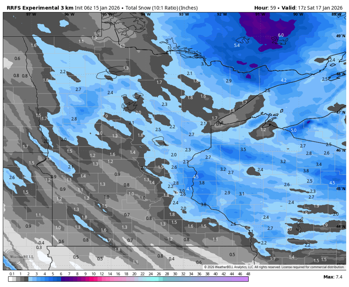 Thursday update: How much snow could fall in the Twin Cities by ...