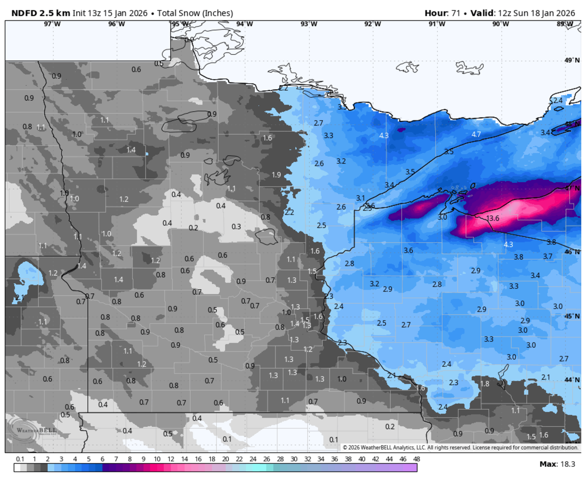 Thursday update: How much snow could fall in the Twin Cities by ...