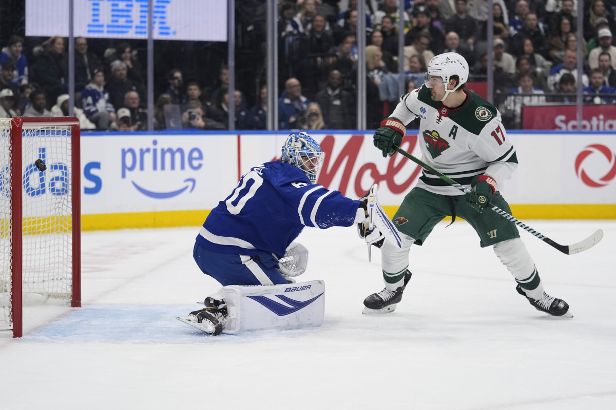 Foligno's first career hat trick leads Wild to big road win over Leafs ...