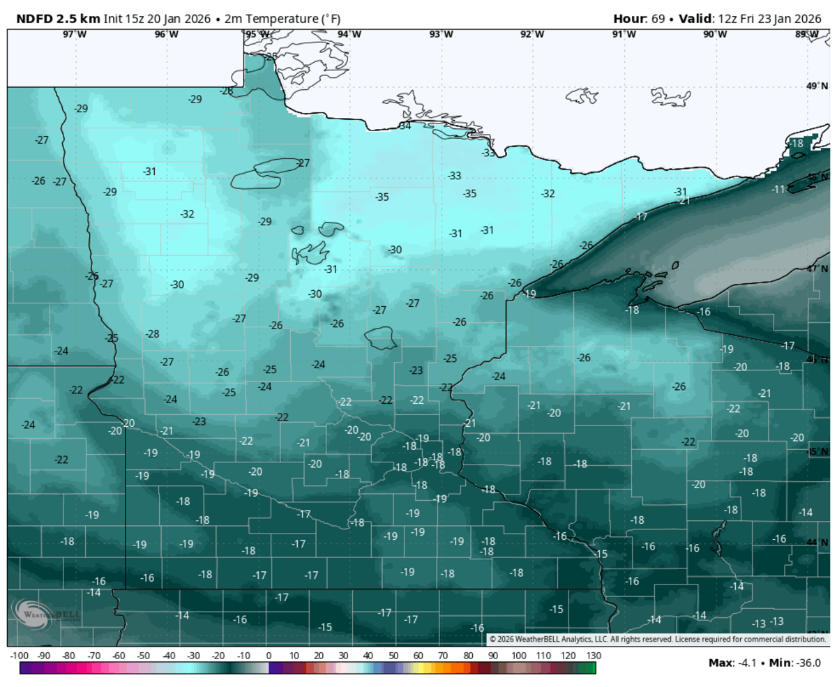 Snow first, then Minnesota braces for subzero temps and wind chills ...