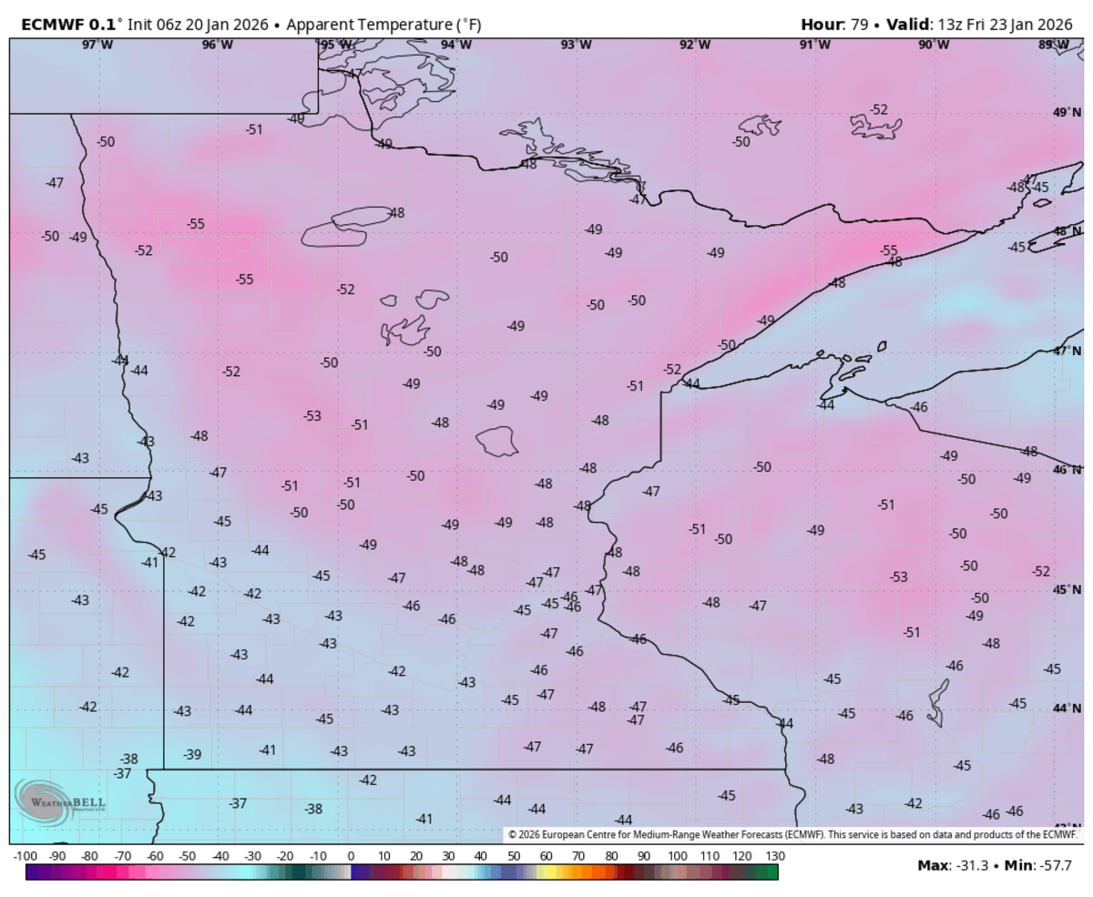 Snow first, then Minnesota braces for subzero temps and wind chills ...