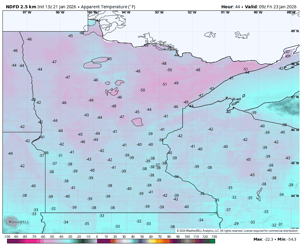 Tracking snow Wednesday in Minnesota; extreme cold warnings issued ...