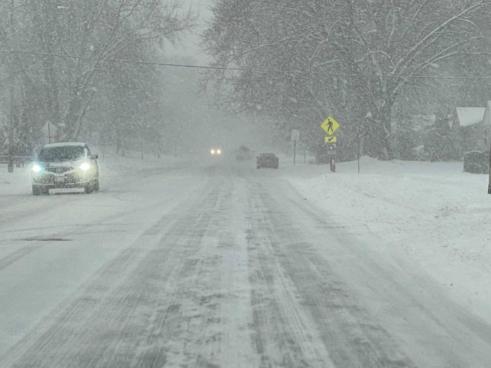 Blizzard warning: System shifts south, but 8 inches of snow still ...