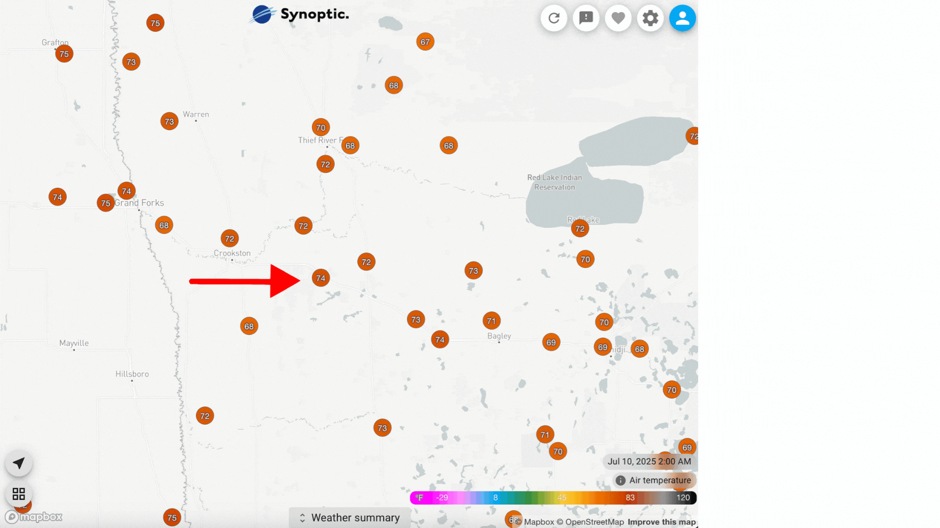 Rare weather phenomena sparks freak overnight heat surge in tiny ...