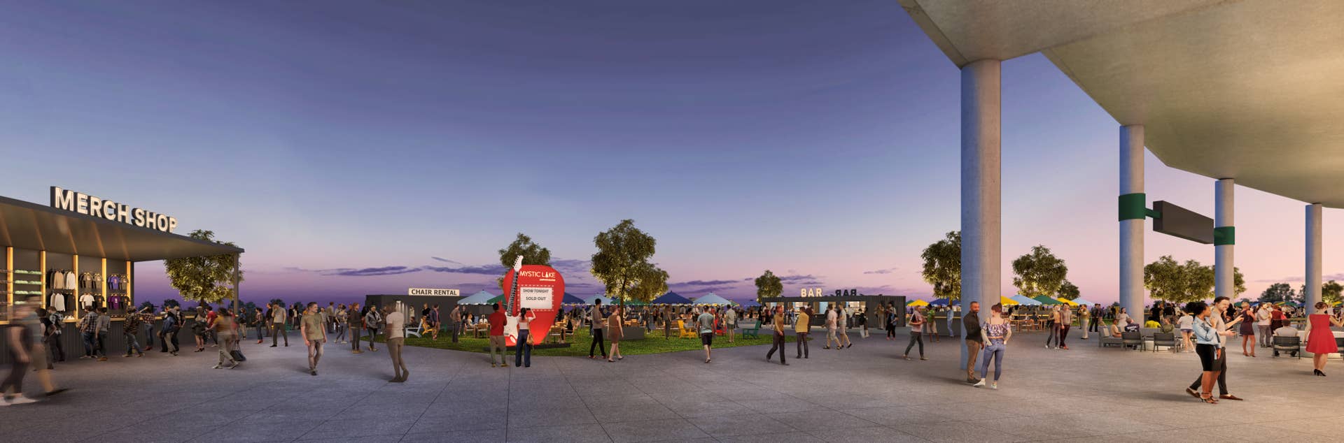 Live Nation reveals first look at 'Mystic Lake Amphitheater', which ...