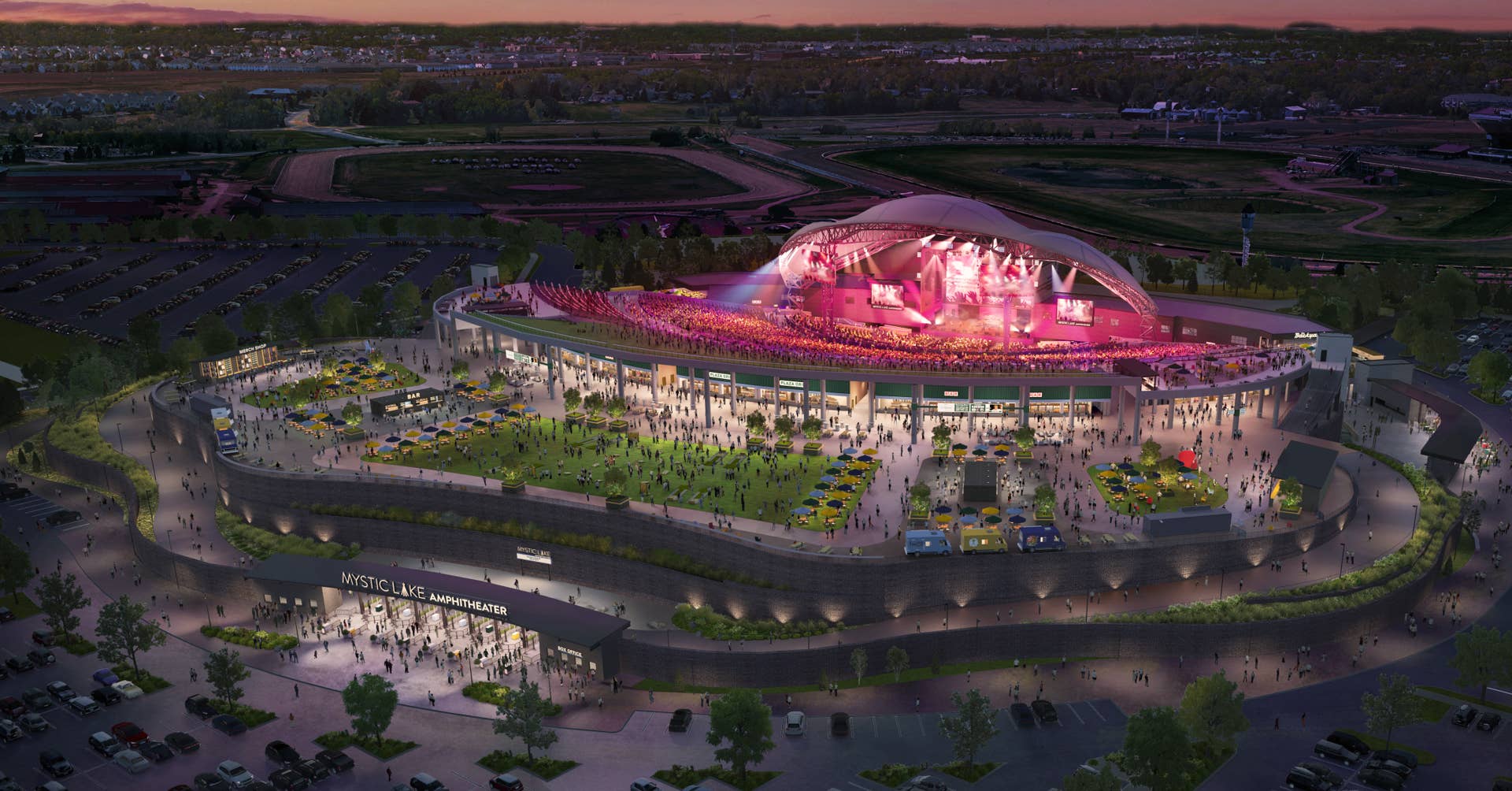 Live Nation reveals first look at 'Mystic Lake Amphitheater', which ...