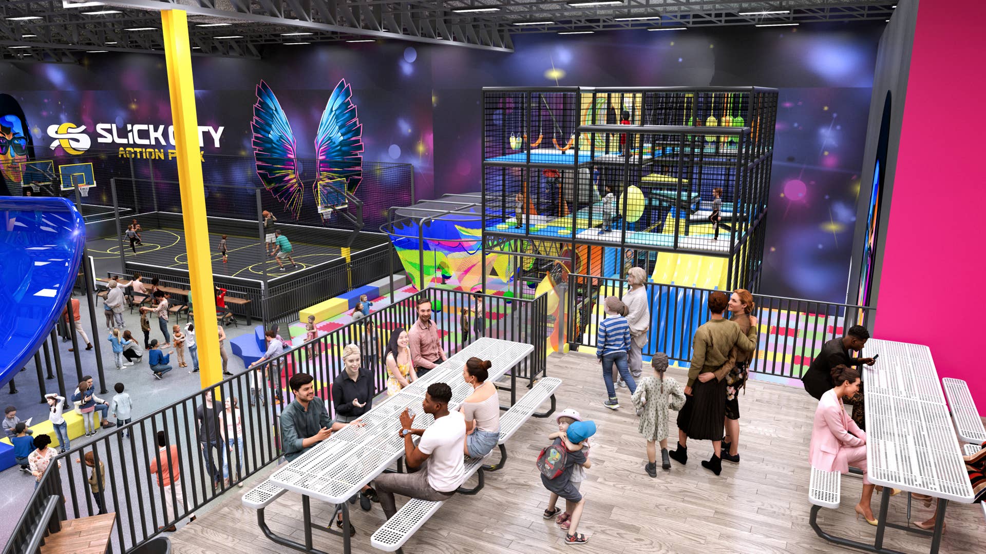 Slick City Action Park, an indoor park with 14 slides, will open first ...