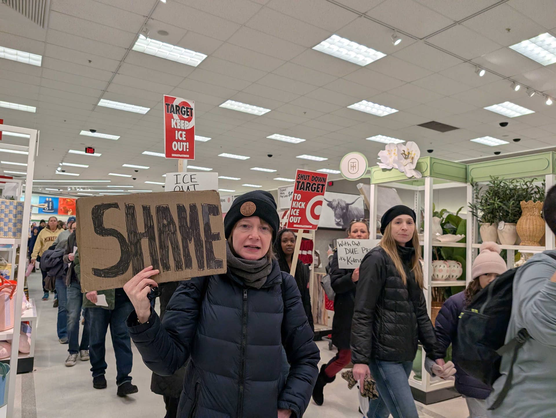 Protestors stage sit-ins at multiple Target stores, asking company to ...