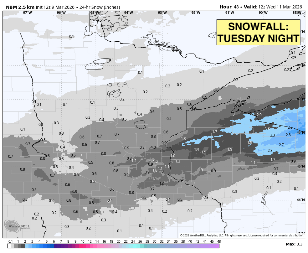 Multiple snow chances ahead in Minnesota, including possible weekend ...