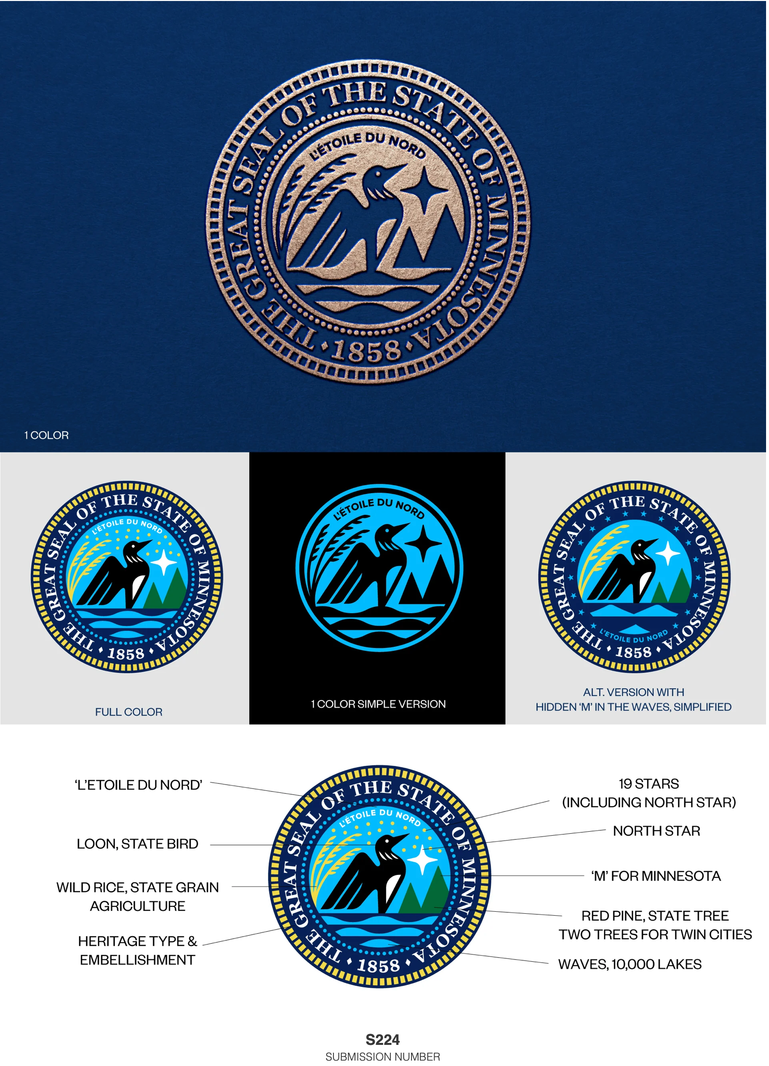 See the five finalists for Minnesota's new state seal - Bring Me The News