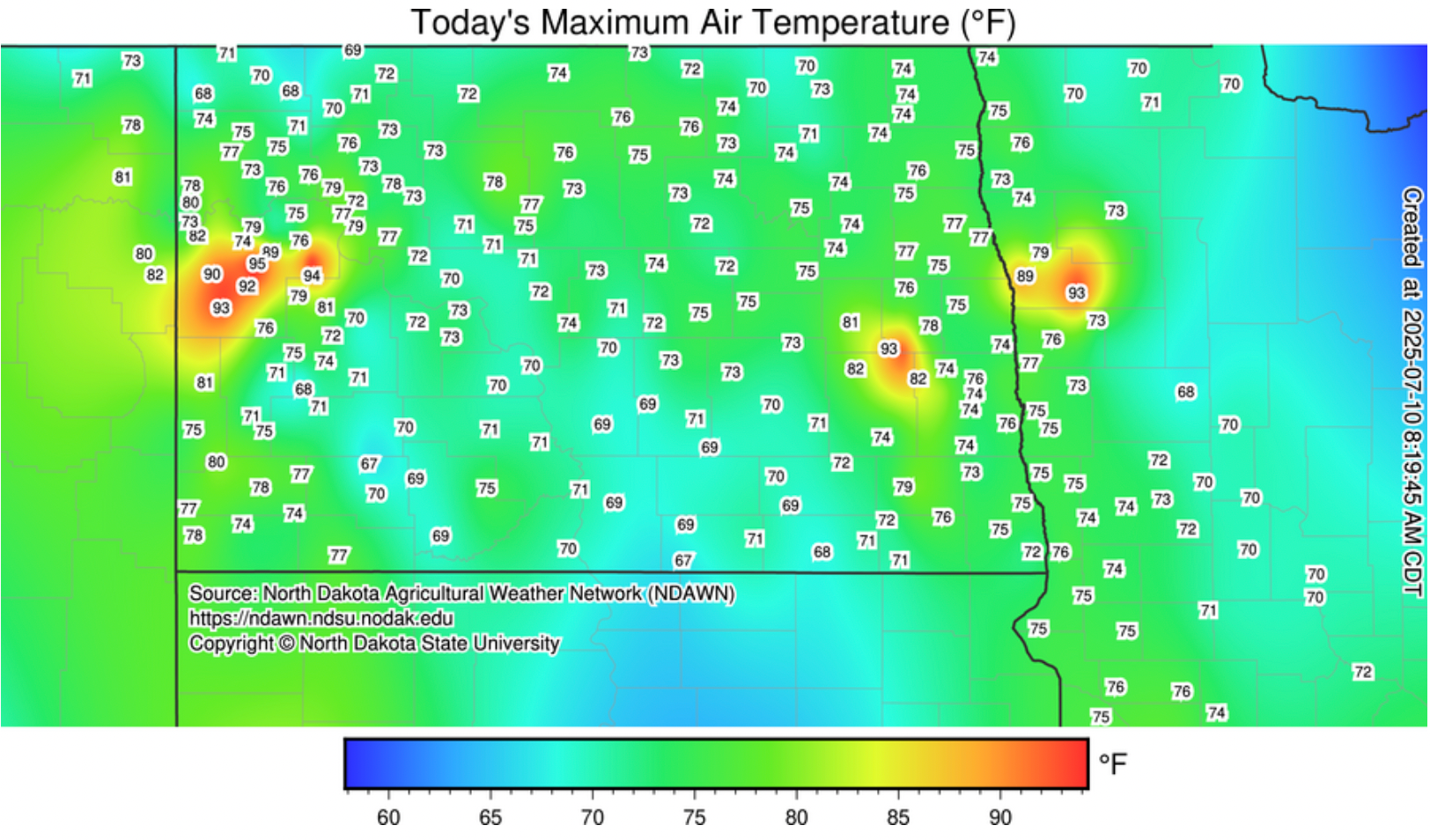 Rare weather phenomena sparks freak overnight heat surge in tiny ...